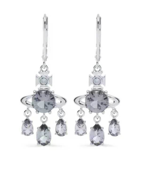 VIVIENNE WESTWOOD Joaquina Drop Earrings - Silver