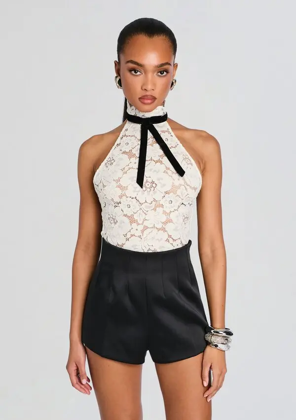 Retrofete Ravenna Lace Top - Cream