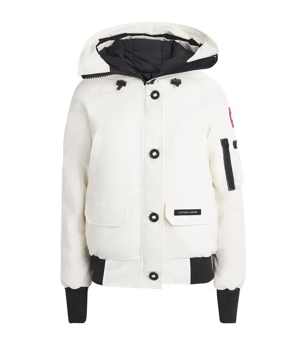 Canada Goose Down-filled Chilliwack Bomber Jacket - White