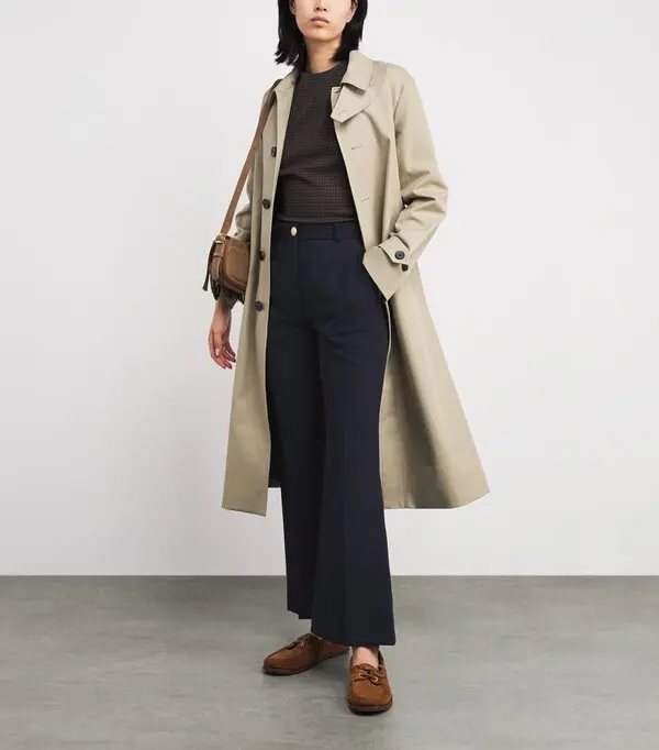 Sandro Wool-blend Flared Trousers