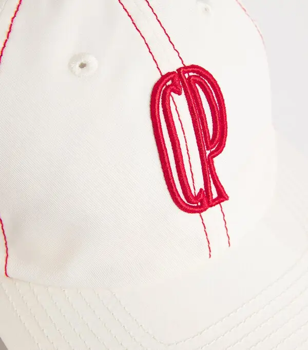 Claudie Pierlot Cotton Logo Baseball Cap - White