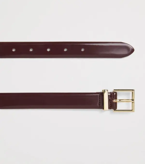 Sandro Leather Belt - Red