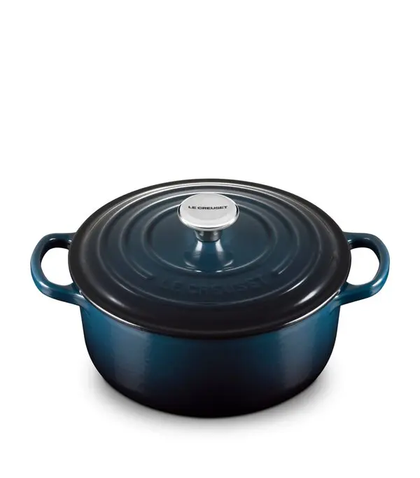 LE CREUSET Enamelled Cast Iron Round Casserole Dish - Nuit