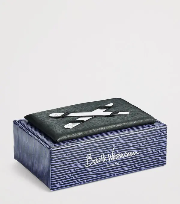 BABETTE WASSERMAN LONDON Rhodium-plated Classy Collar Stays