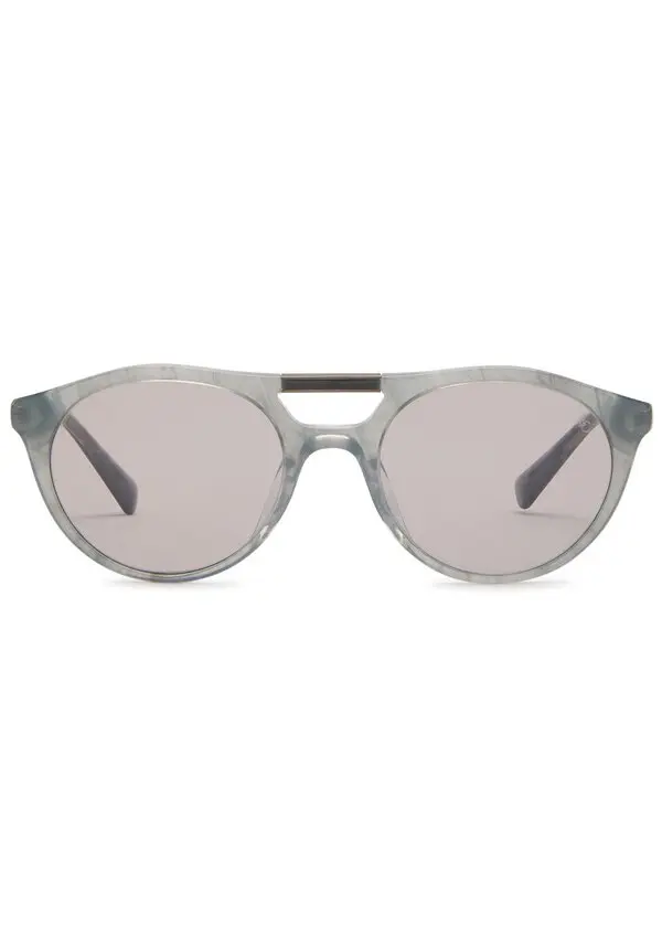 Brunello Cucinelli Flattop Round-frame Sunglasses