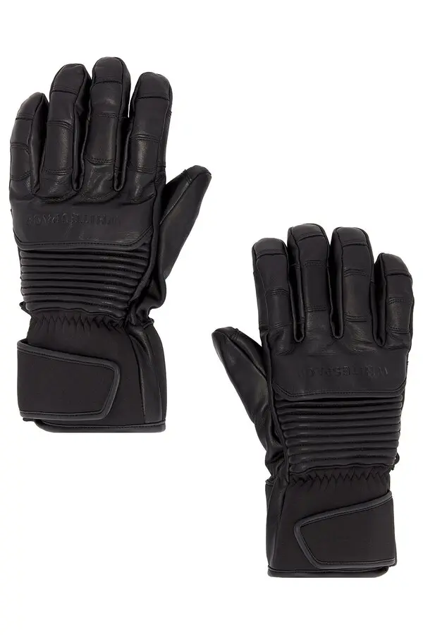WHITESPACE Leather Riding Gloves - Black Onyx