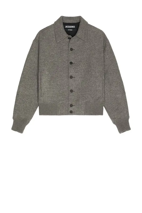 Jacquemus Le Bomber Feltro - Grey