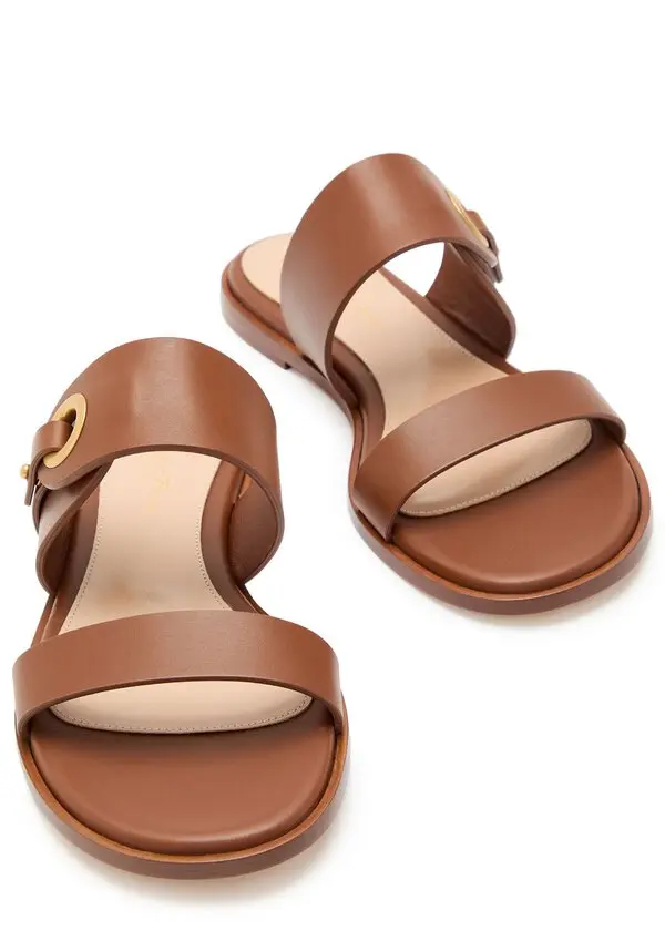 GIANVITO ROSSI Belted Leather Sandals