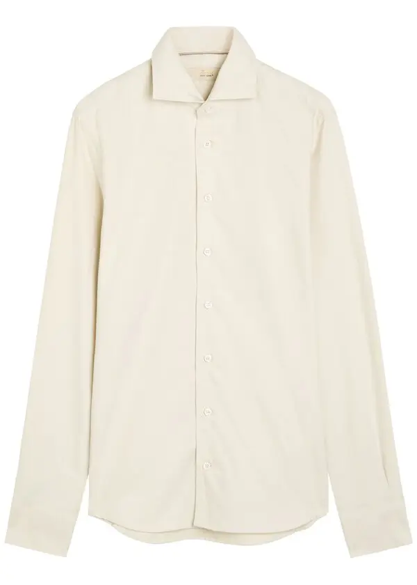 AURELIEN Cotton-blend Shirt - White