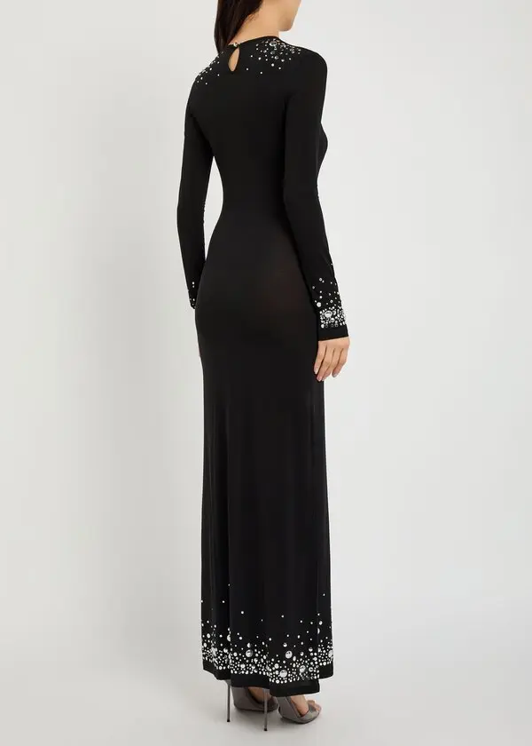 Rabanne Stud-embellished Maxi Dress