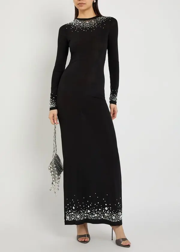 Rabanne Stud-embellished Maxi Dress