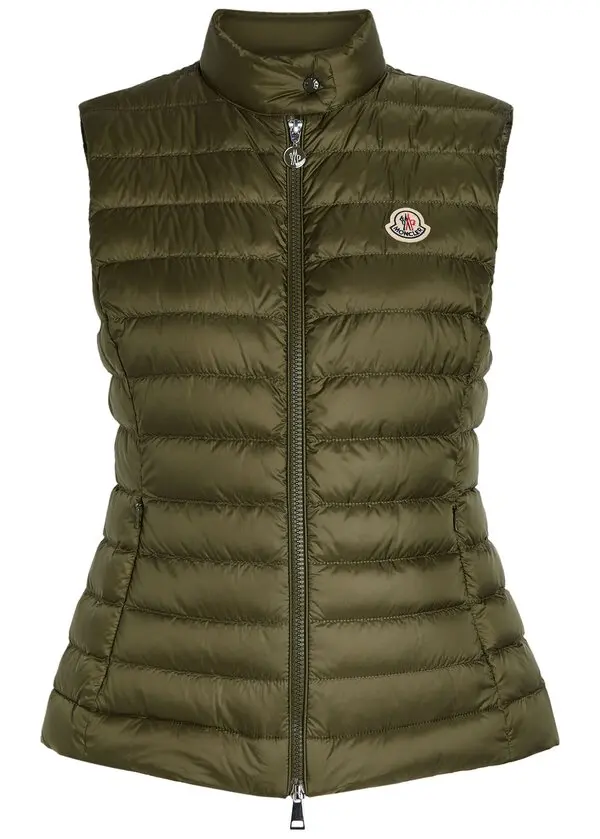 Moncler Igens Padded Shell Gilet - Khaki