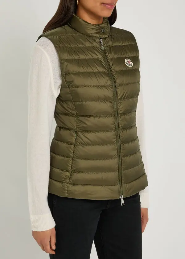 Moncler Igens Padded Shell Gilet - Khaki