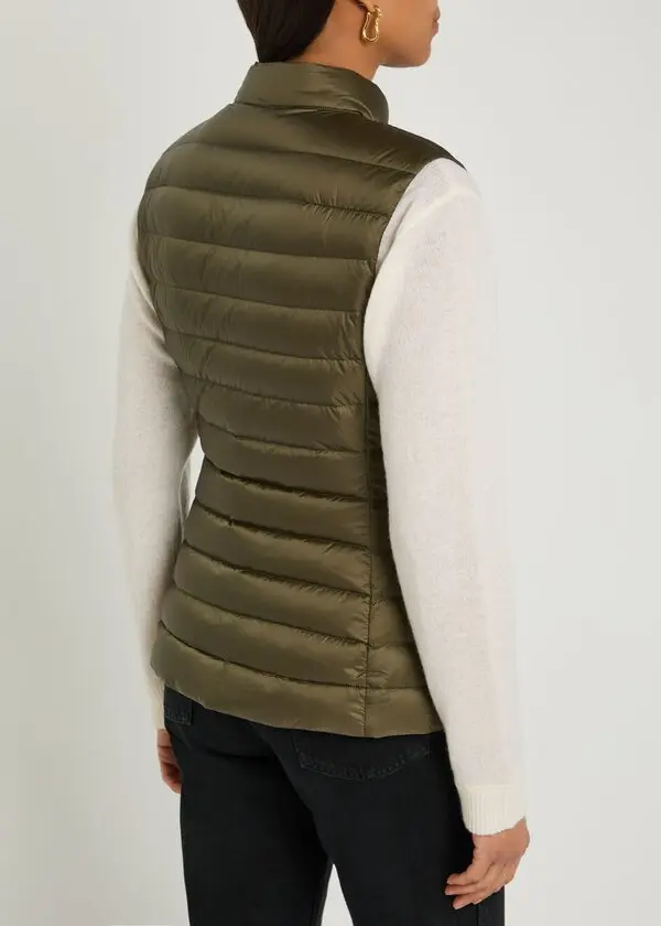 Moncler Igens Padded Shell Gilet - Khaki