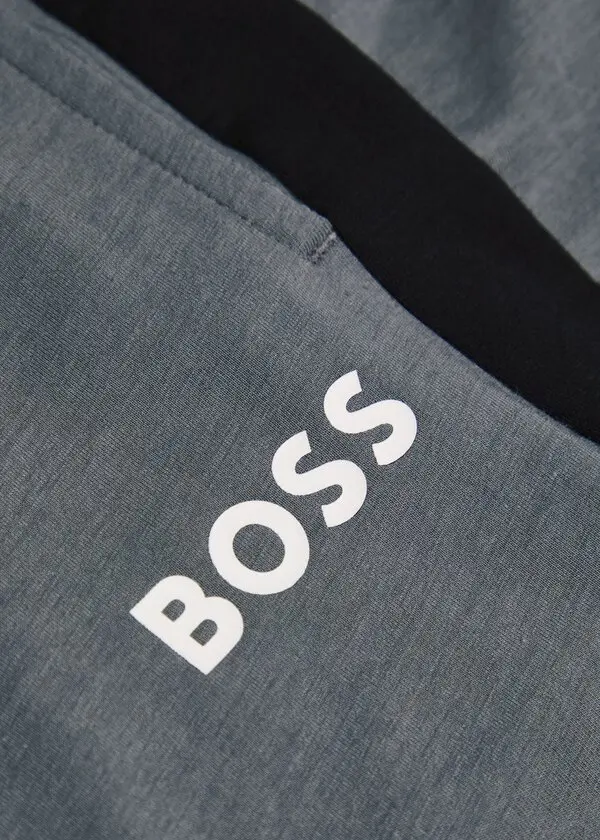 BOSS Logo-print Cotton-blend Lounge Set