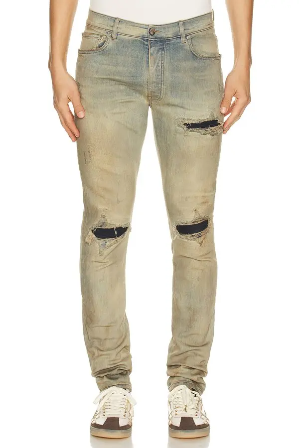 Amiri Mx1 Straight Flare Jean - Perfect Antique Indigo