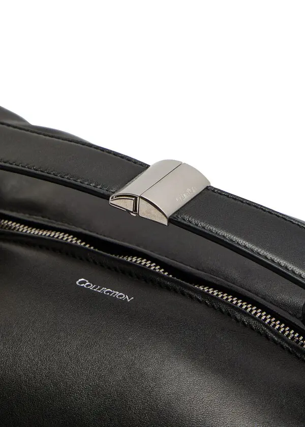 Calvin Klein Leather Top Handle Bag