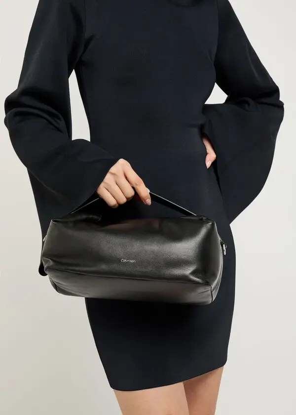Calvin Klein Leather Top Handle Bag