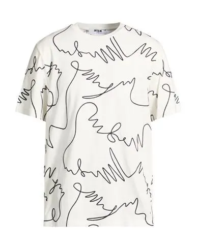 MSGM T-shirt Size Cotton - White