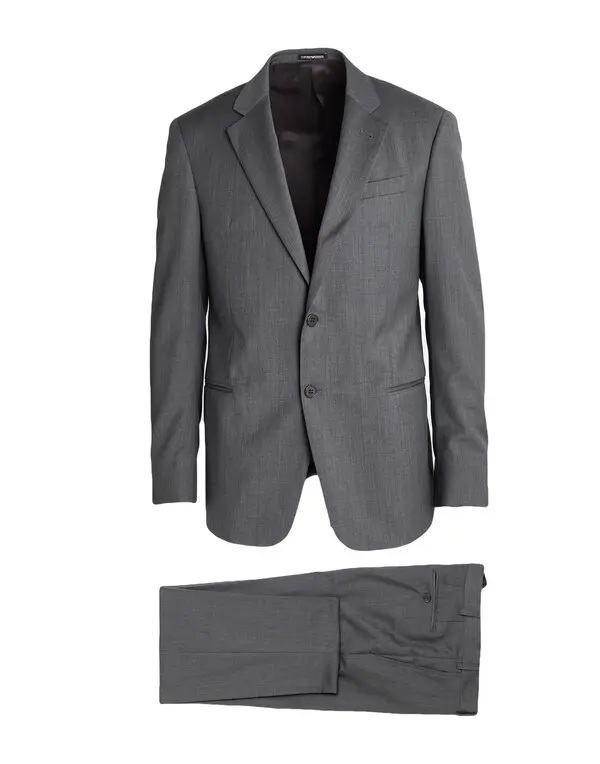 Emporio Armani G Line Suit Size Virgin Wool - Grey