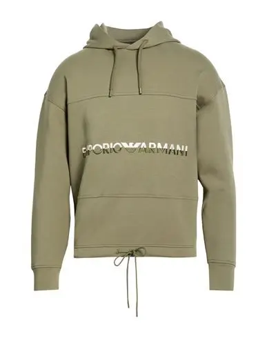 Emporio Armani Cotton Blend Sweatshirt - Military Green