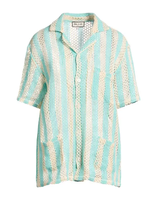 Paul & Joe Crochet-knit Striped Shirt