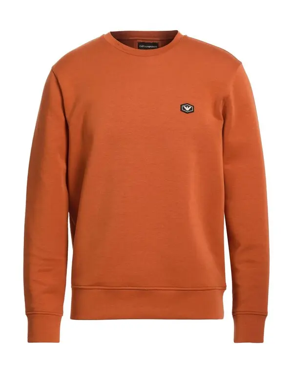 Emporio Armani Sweatshirt In Cotton, Polyester, And Elastane