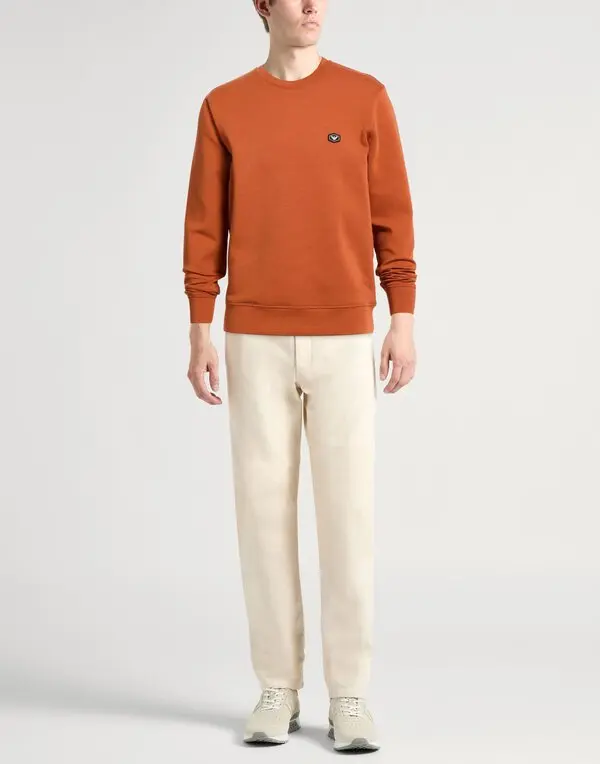 Emporio Armani Sweatshirt In Cotton, Polyester, And Elastane