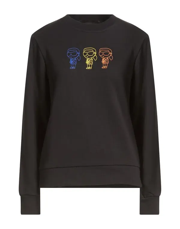 Karl Lagerfeld Organic Cotton Sweatshirt - Black