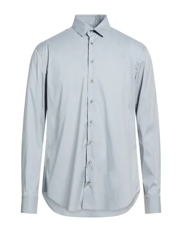 Giorgio Armani Shirt Size Cotton, Polyamide, Elastane - Grey