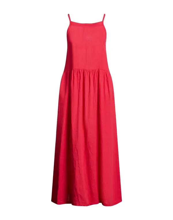 Kaos Linen Maxi Dress In Red - 31% Off | Editorialist