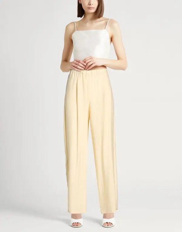 ALYSI Wide-leg Cupro & Polyester Pants