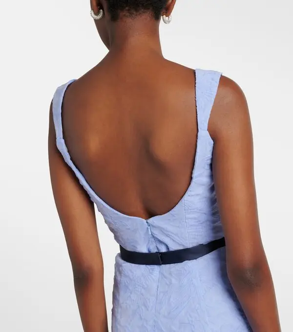 MARKARIAN Robin Cloqué Corset Gown