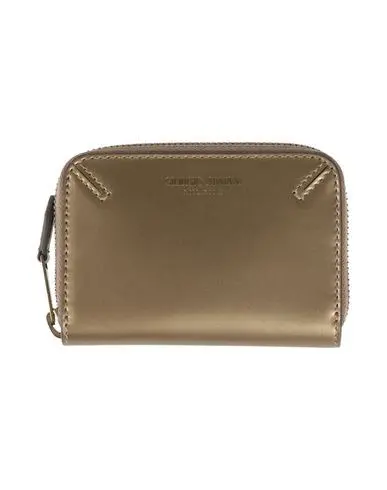 Giorgio Armani Wallet Calfskin, Cow Leather - Gold