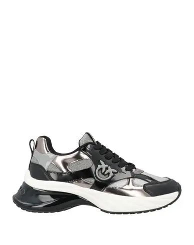 Pinko Sneakers In Leather And Textile Fibers