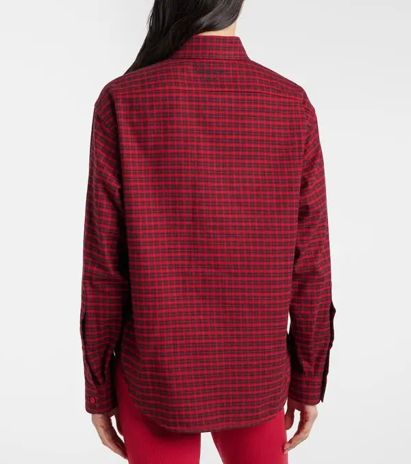 Balenciaga Checked Cotton Shirt