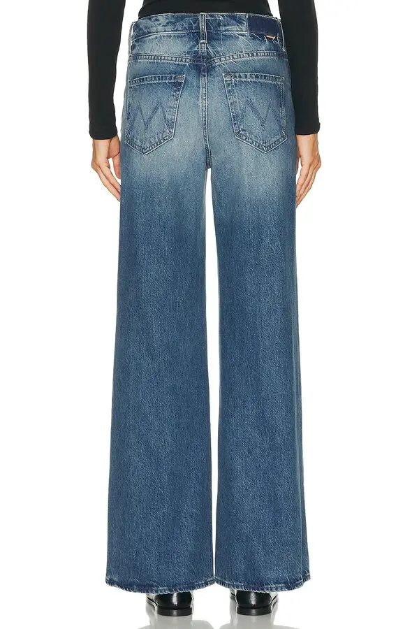 MOTHER The Ditcher Roller Zip Sneak Jeans - Remember When