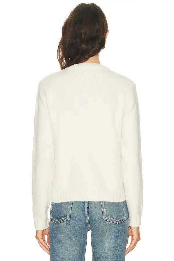 Moncler Crewneck Sweater - Natural