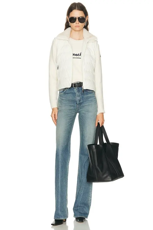 Moncler Crewneck Sweater - Natural