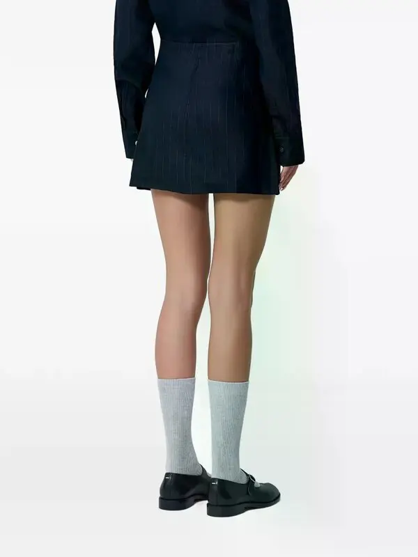 Our Legacy Pinstripe Mini Skirt