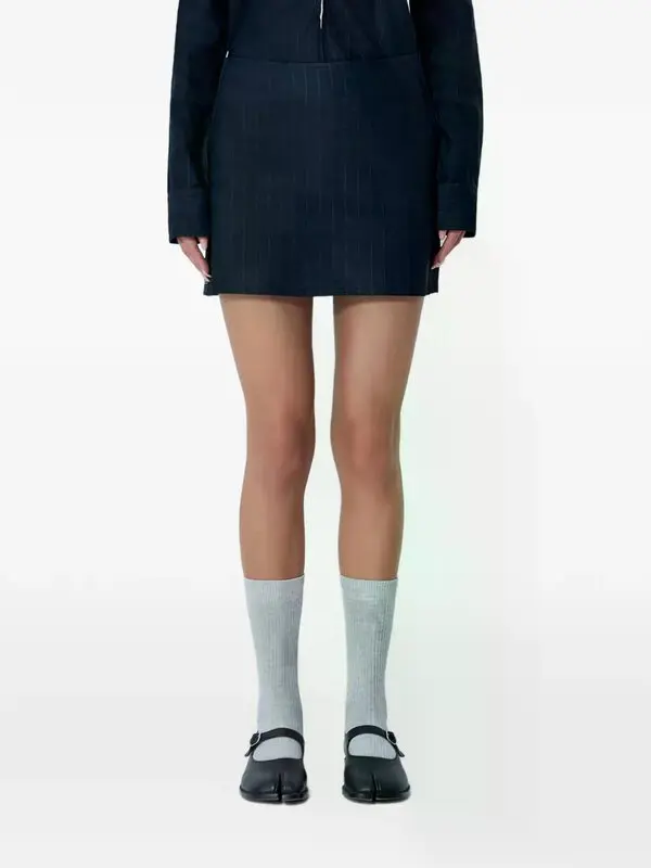 Our Legacy Pinstripe Mini Skirt