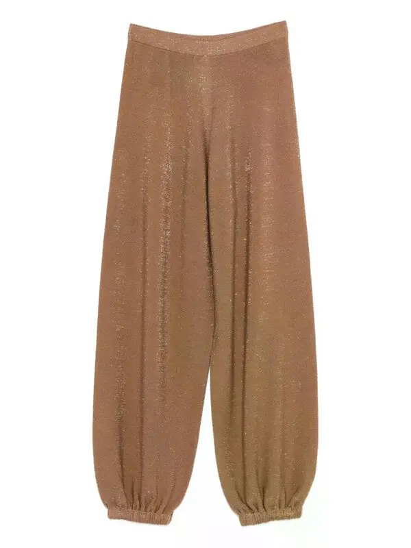 Fabiana Filippi Elasticated-waistband Trousers - Brown