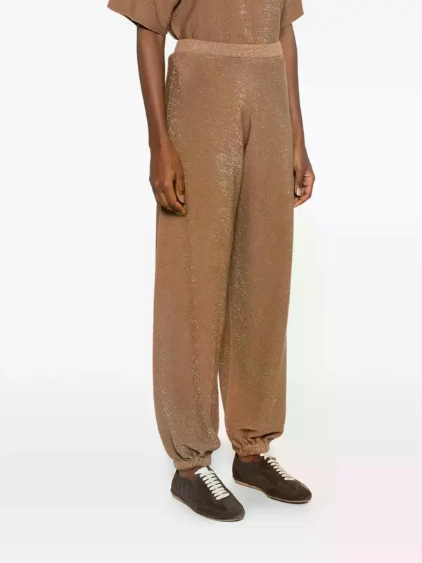 Fabiana Filippi Elasticated-waistband Trousers - Brown