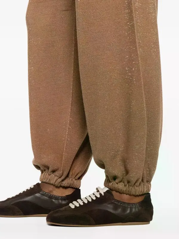 Fabiana Filippi Elasticated-waistband Trousers - Brown