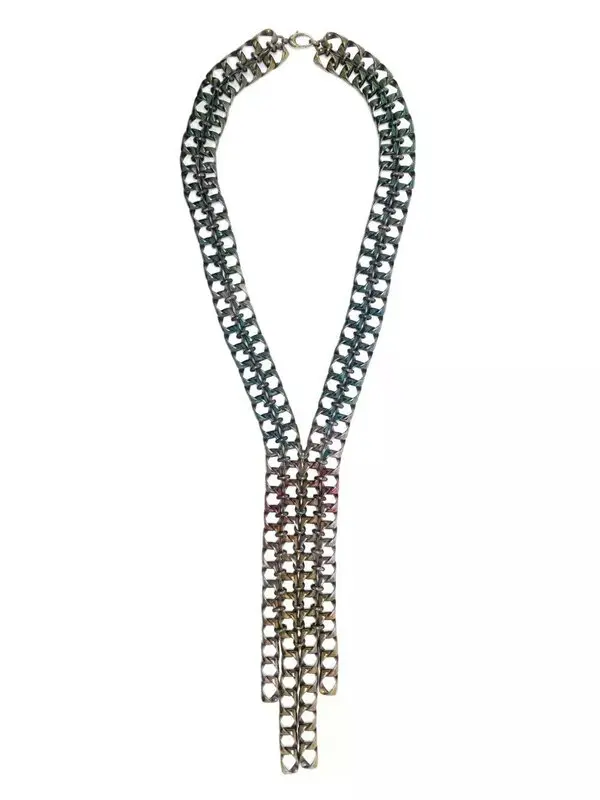 Gucci 2010s Chain-link Necklace - Green