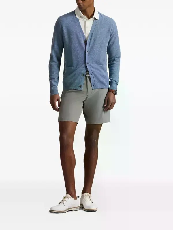 Rlx Ralph Lauren Elastic Waistband Tailored Fit Shorts - Grey