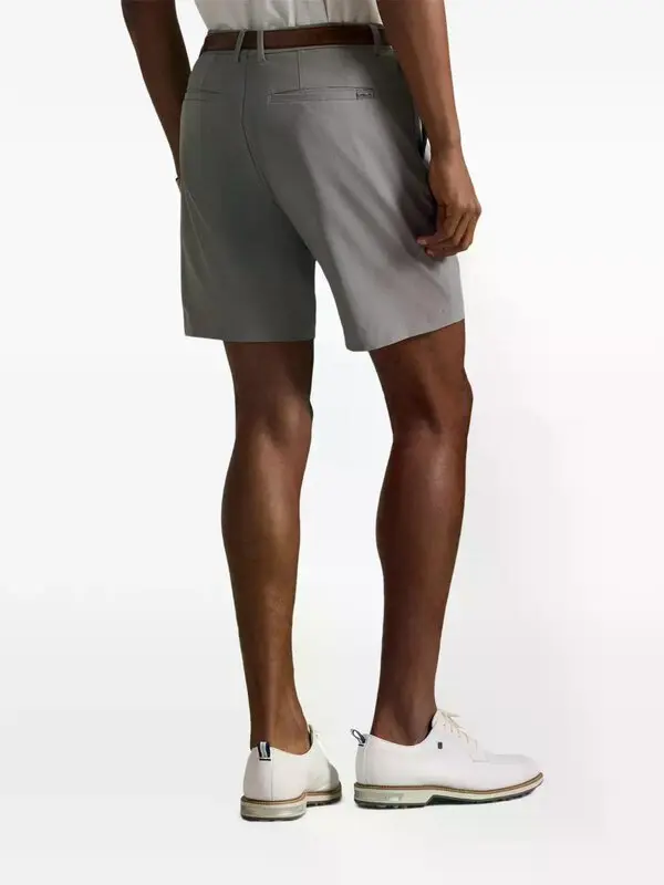 Rlx Ralph Lauren Elastic Waistband Tailored Fit Shorts - Grey
