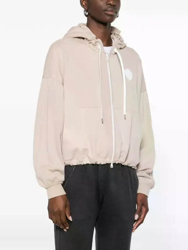 Brunello Cucinelli Logo Hoodie - Neutrals