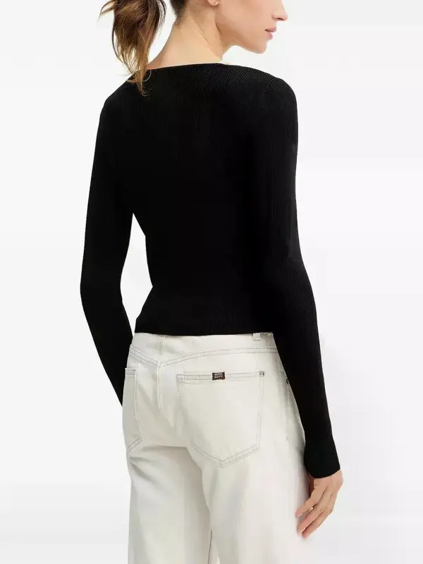 Miss Sixty Long-sleeve Cut-out Cardigan