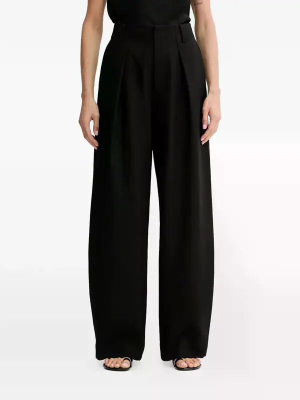 Miss Sixty Pleated Wide Leg Trousers